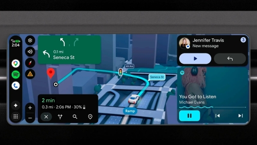 Google cambia Android Auto: novità per Maps, Gemini, musica e chat ...