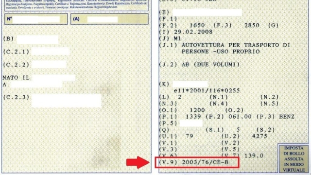 Come individuare la classe ambientale di un’auto sul libretto di ...