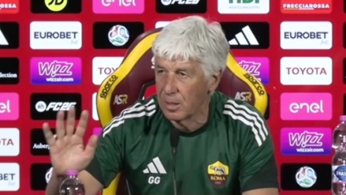 Gasperini: "Ranieri? Situazione non creata da me. Con Massara niente ...