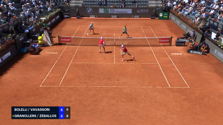 Bolelli-Vavassori trionfano in doppio a Roma: battuti Granollers ...