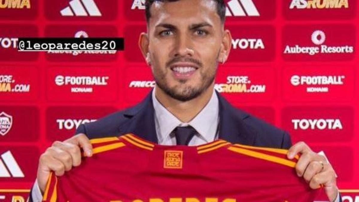 Paredes ora è ufficiale, e si prende il 16 di De Rossi | Gazzetta.it