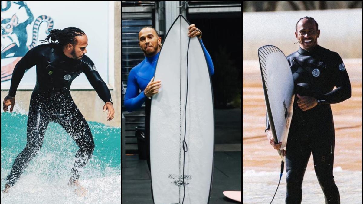 Lewis Hamilton e il surf: l’allenamento del pilota inglese | Gazzetta.it