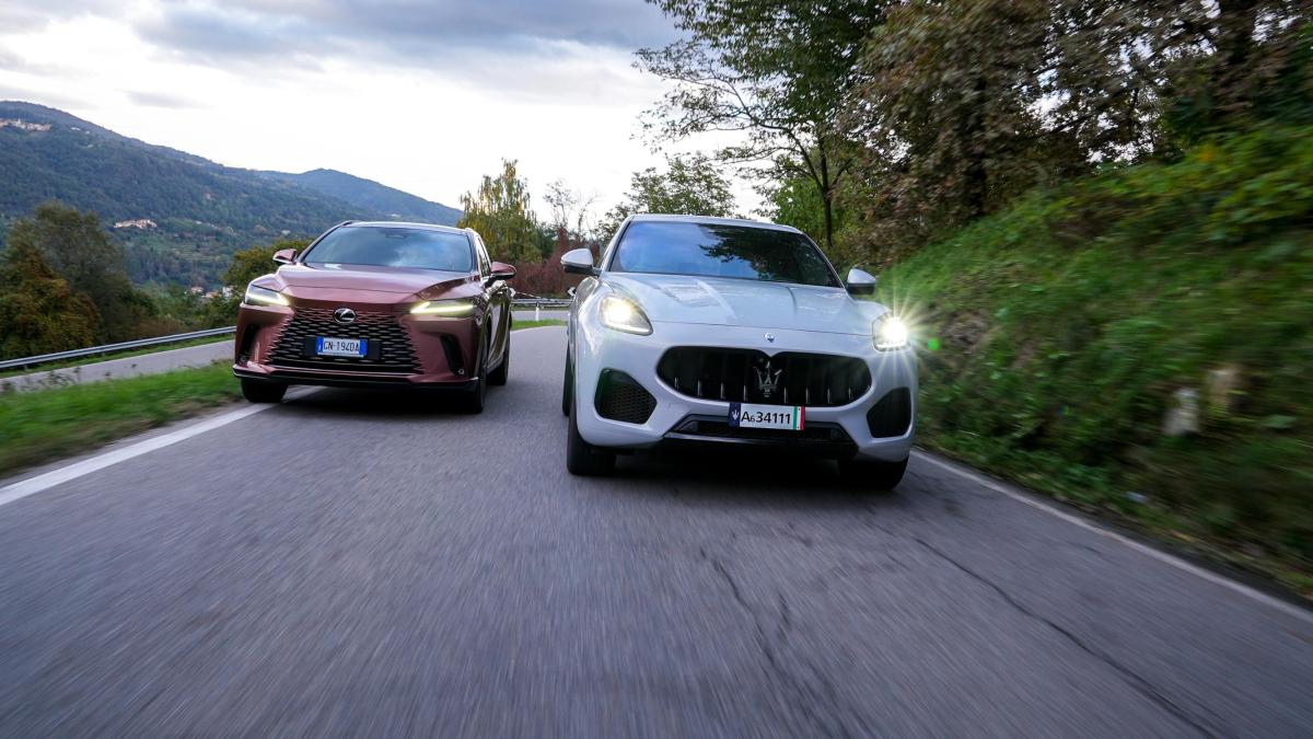 Maserati Grecale: prova comparativa con Lexus RS, come vanno, dati ...