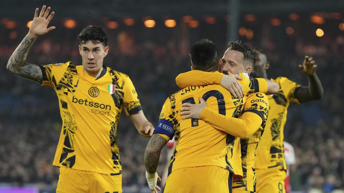 Feyenoord-Inter 0-2 gol di Thuram e Lautaro FINALE | Diretta Champions ...