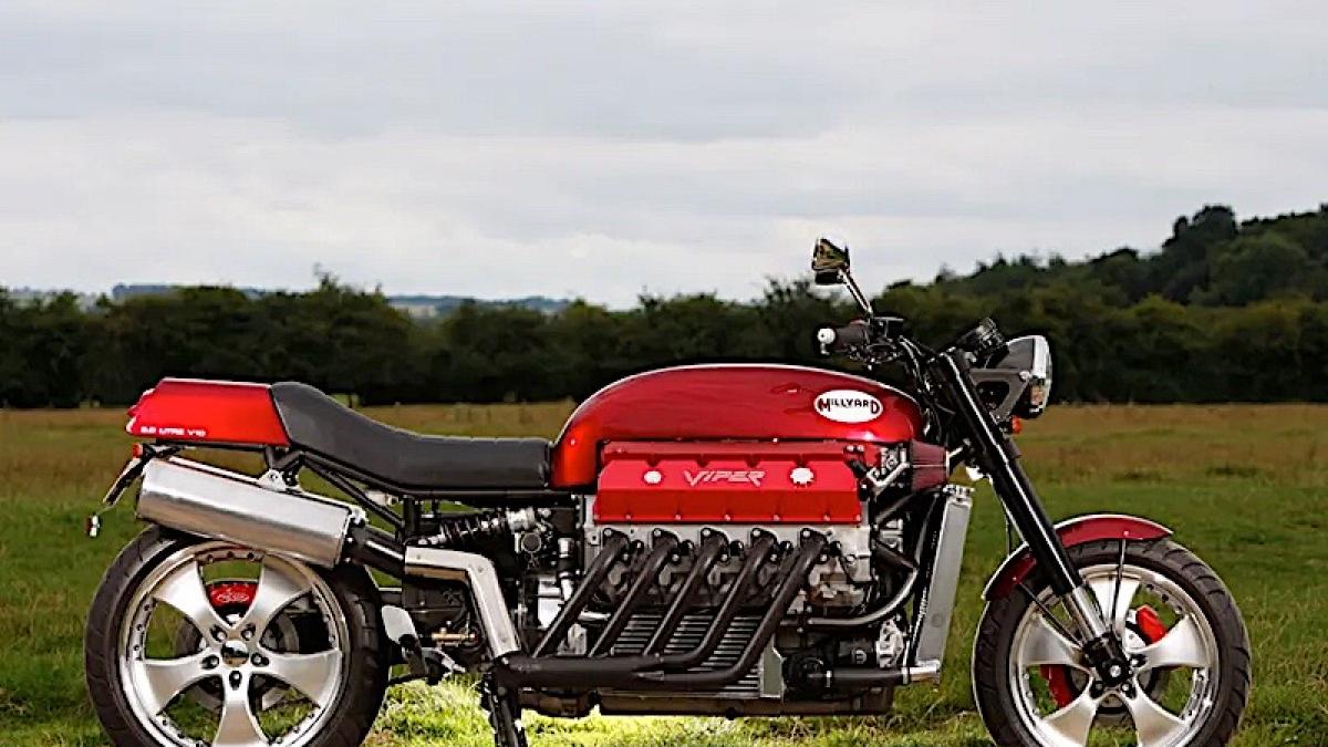 La mostruosa Millyard Viper 10, una moto con motore V10 | Gazzetta.it