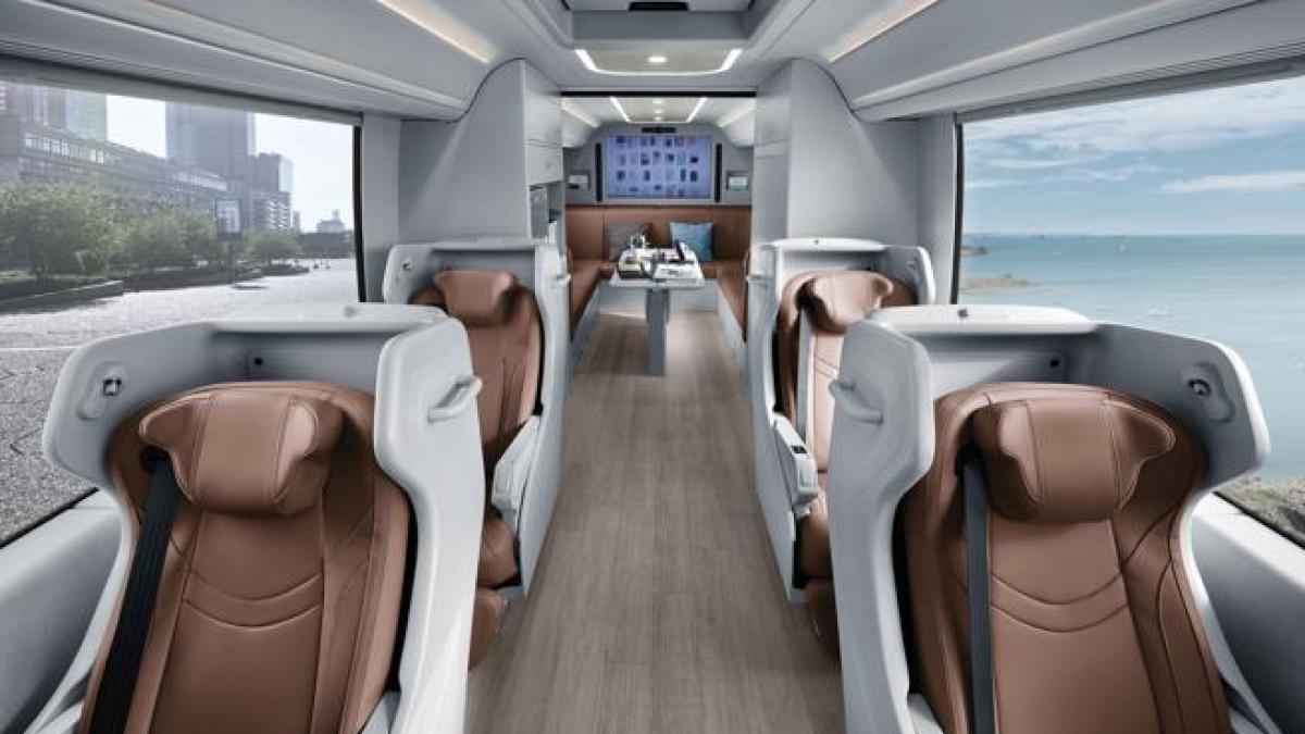 Smart working, il pullman Hyundai che è un ufficio mobile | Gazzetta.it