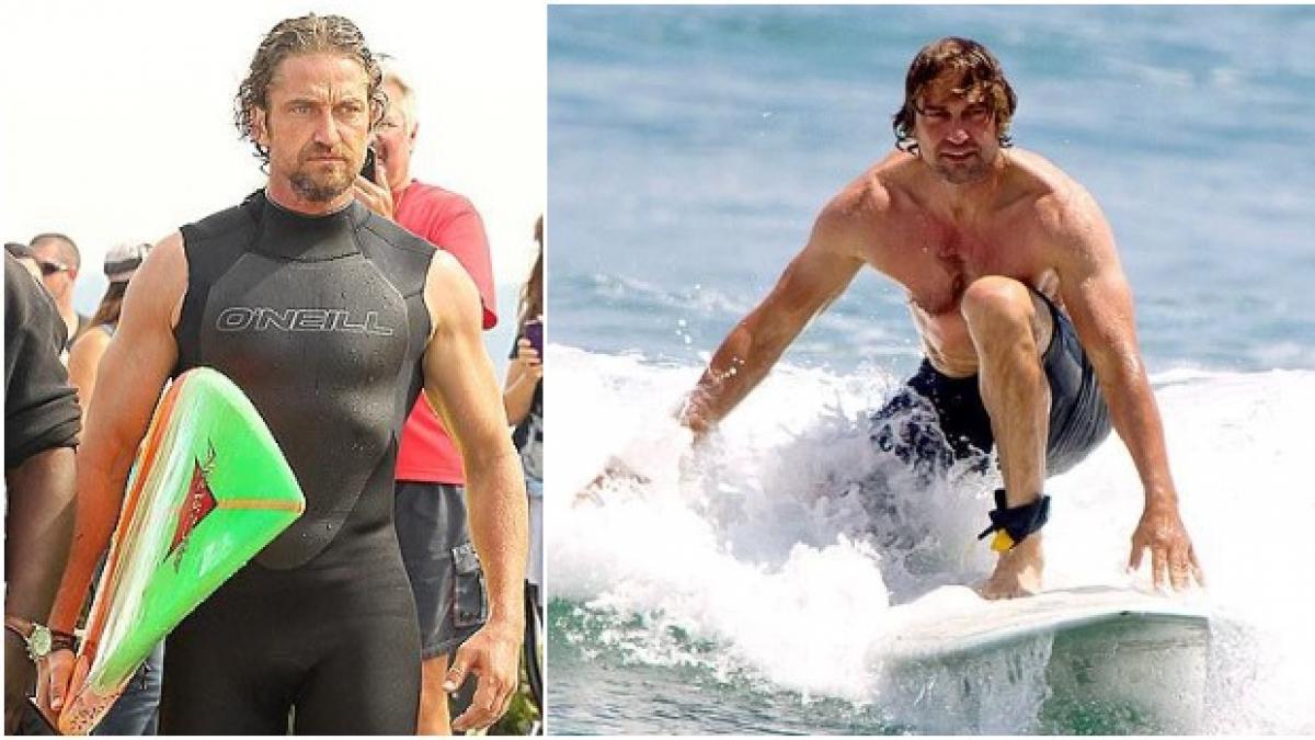 Gerard Butler, l'incidente sul set di "Chasing Mavericks" facendo surf ...