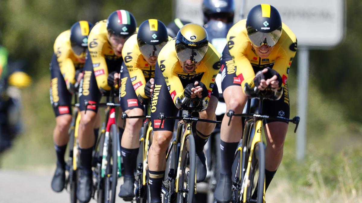 Vuelta Burgos Jumbo Visma Dominates The Team Time Trial Pledge Times
