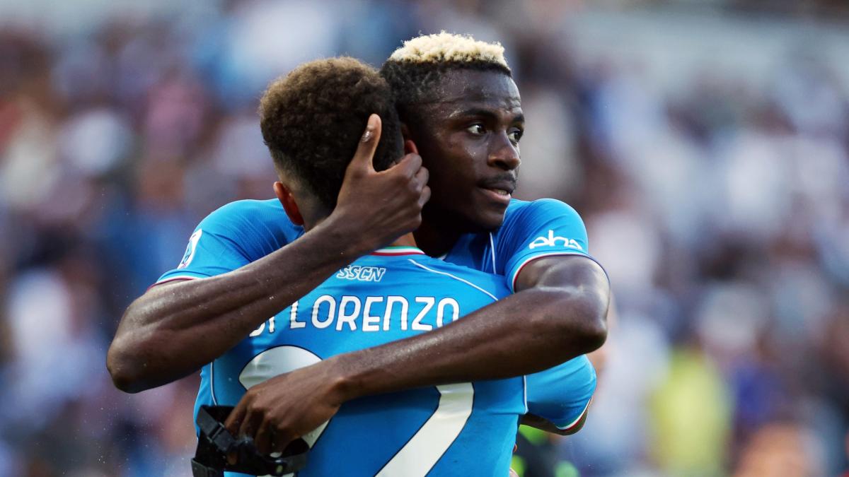 Frosinone-Napoli 1-3, parte bene Garcia coi gol di Osimhen | Gazzetta.it