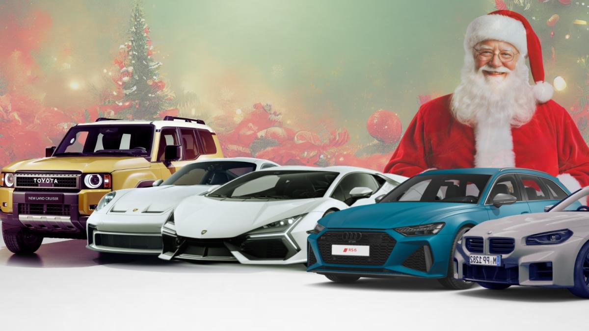 Caro Babbo Natale, ecco le auto che vorremmo trovare sotto l’albero ...