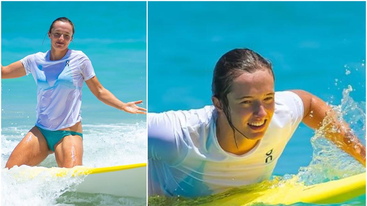 Iga Swiatek in Australia fa surf con Hurkacz: foto e dichiarazioni ...
