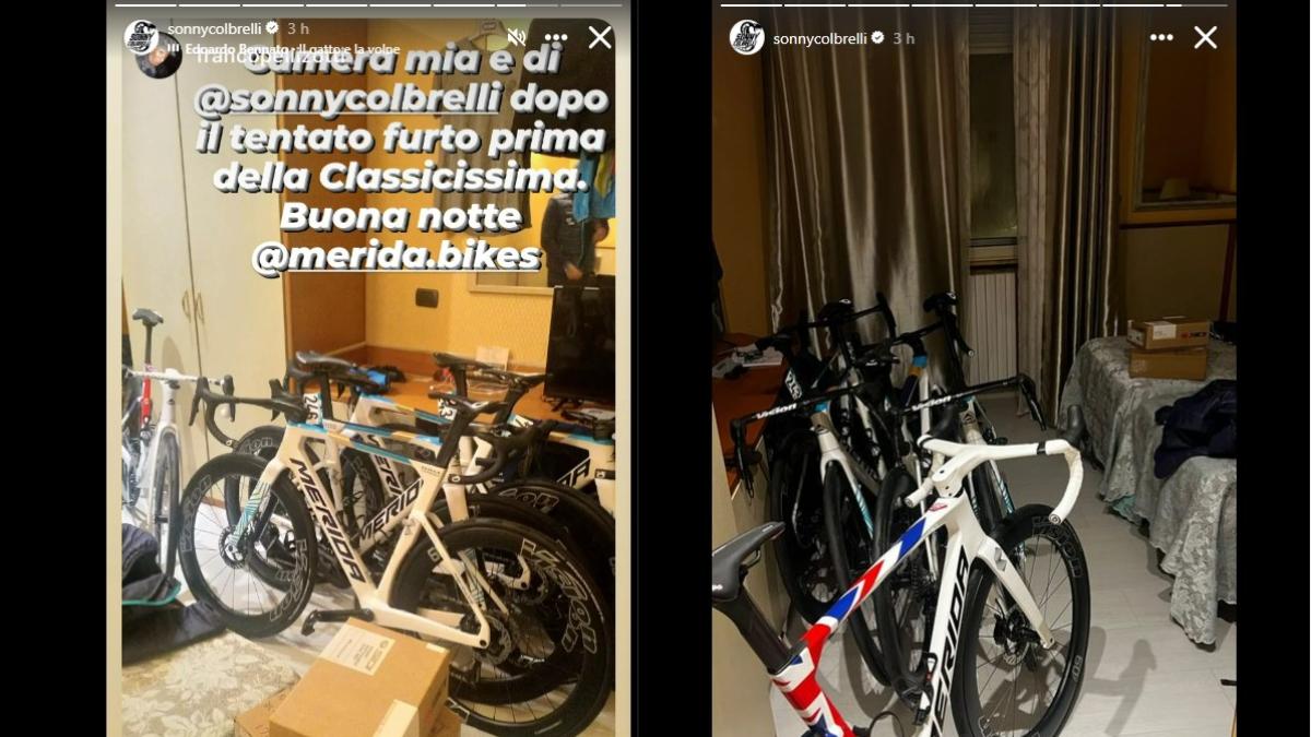 Milano-Sanremo, ladri tentano furto delle bici del Team Bahrain ...