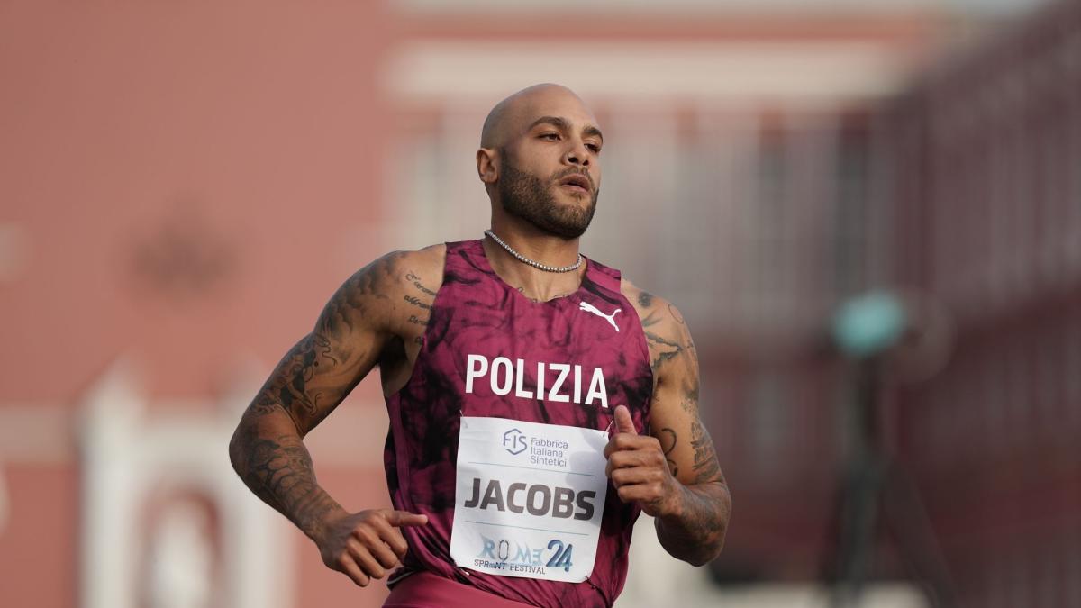 Jacobs a Roma vince i 100 metri in 10"07 | Gazzetta.it