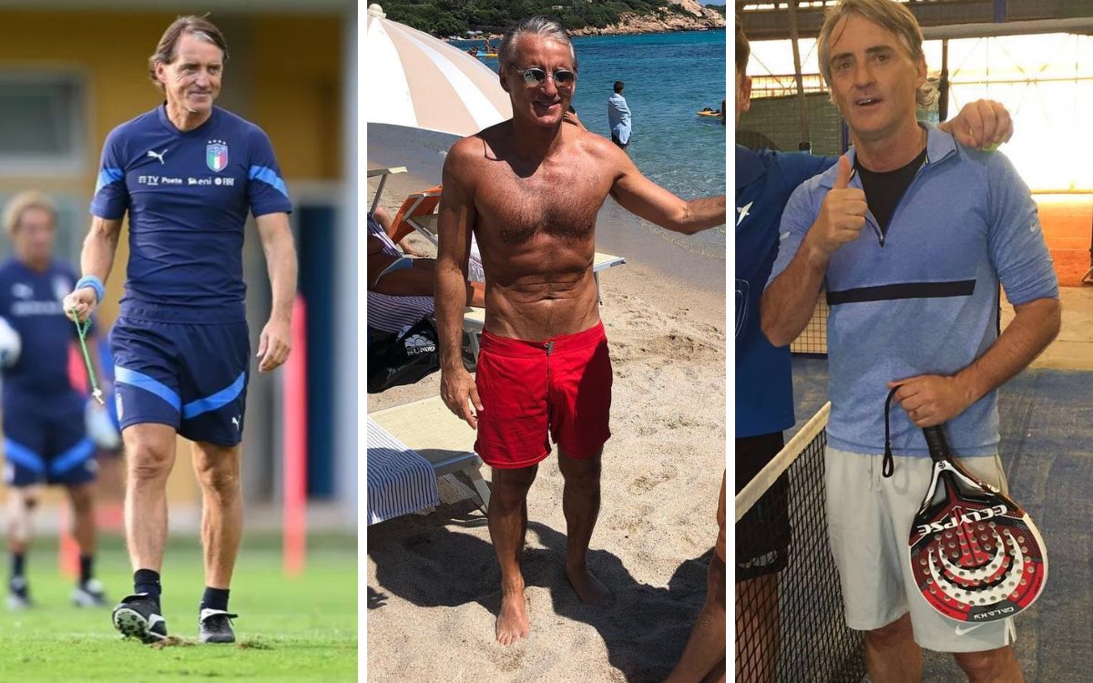 Roberto Mancini, che fisico! Ecco tutti i segreti della sua forma ...