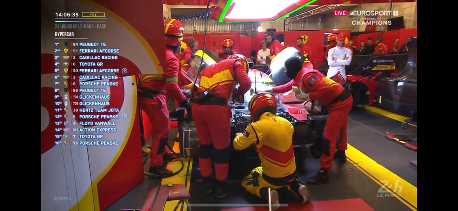 Live 24 Ore Di Le Mans La Ferrari Vince Ledizione Del Centenario