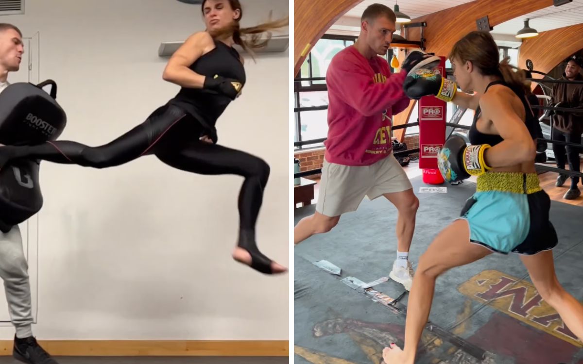 Elisabetta Canalis: così si è allenata per battere Angelica Donati ...