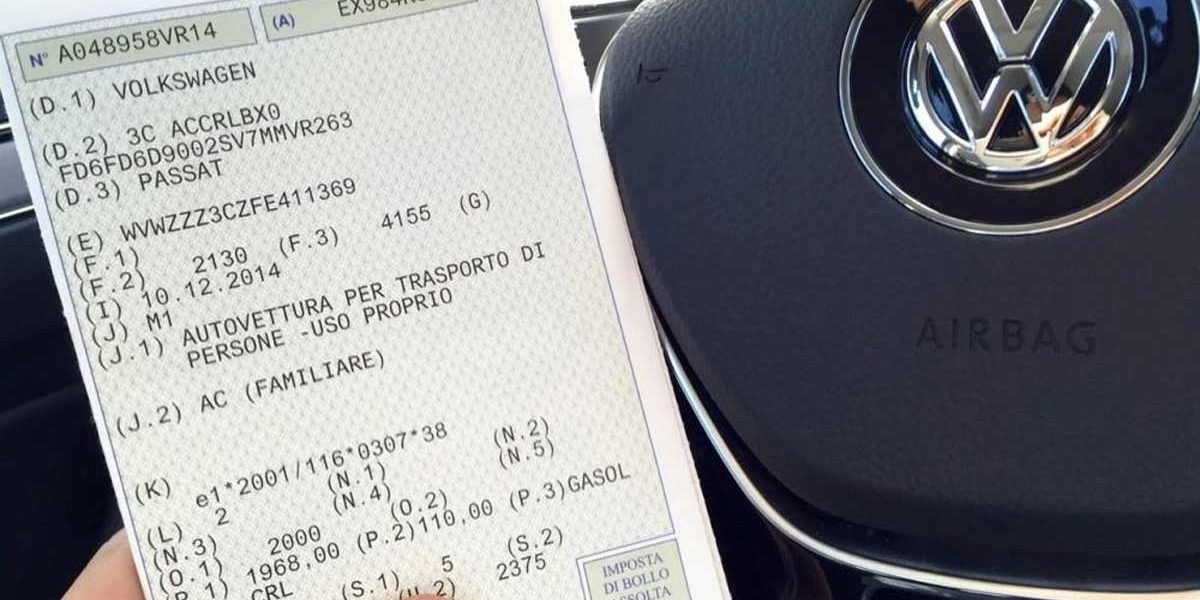 Libretto di circolazione auto: come leggerlo, sigle, numeri | Gazzetta.it