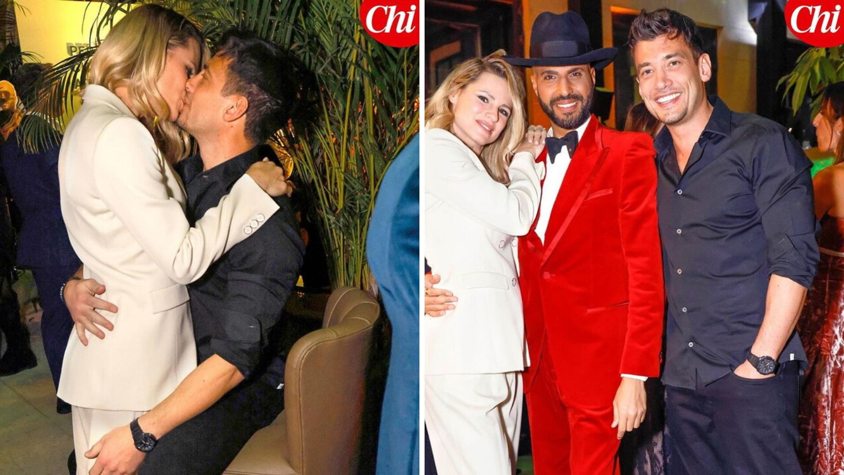 Michelle Hunziker e Alessandro Carollo: il primo bacio in pubblico ...