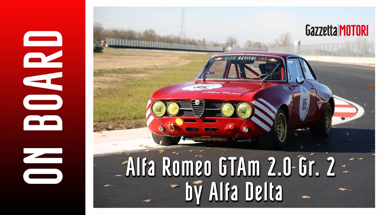 Alfa Romeo storiche: in pista con la GTAm Gruppo 2 | Gazzetta.it
