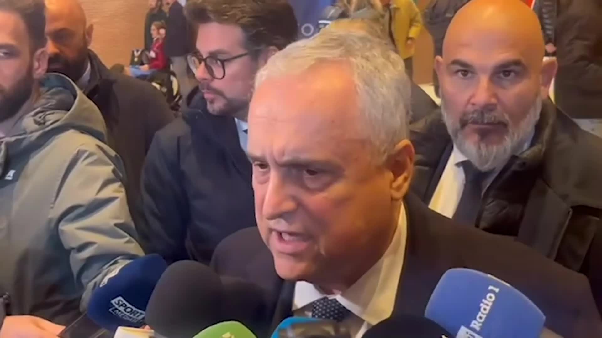 Lotito alla festa per i 125 anni: "Presto la Lazio avrà una casa a Roma ...
