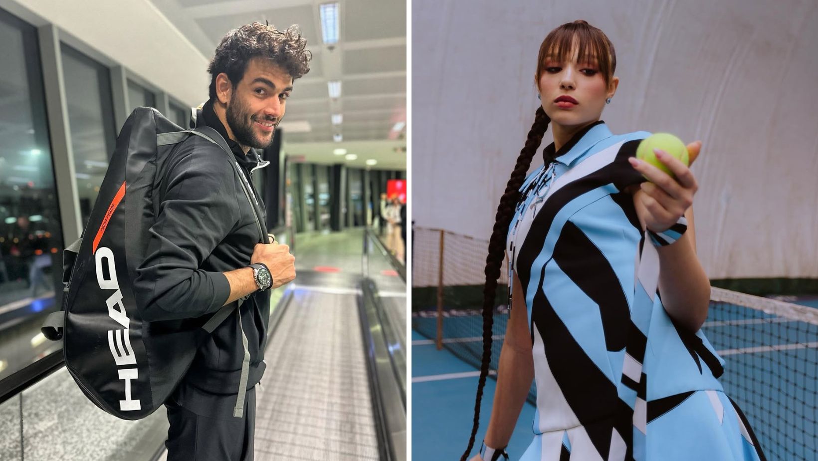 Sarah Toscano e la cotta per Matteo Berrettini, lo scambio su Instagram ...