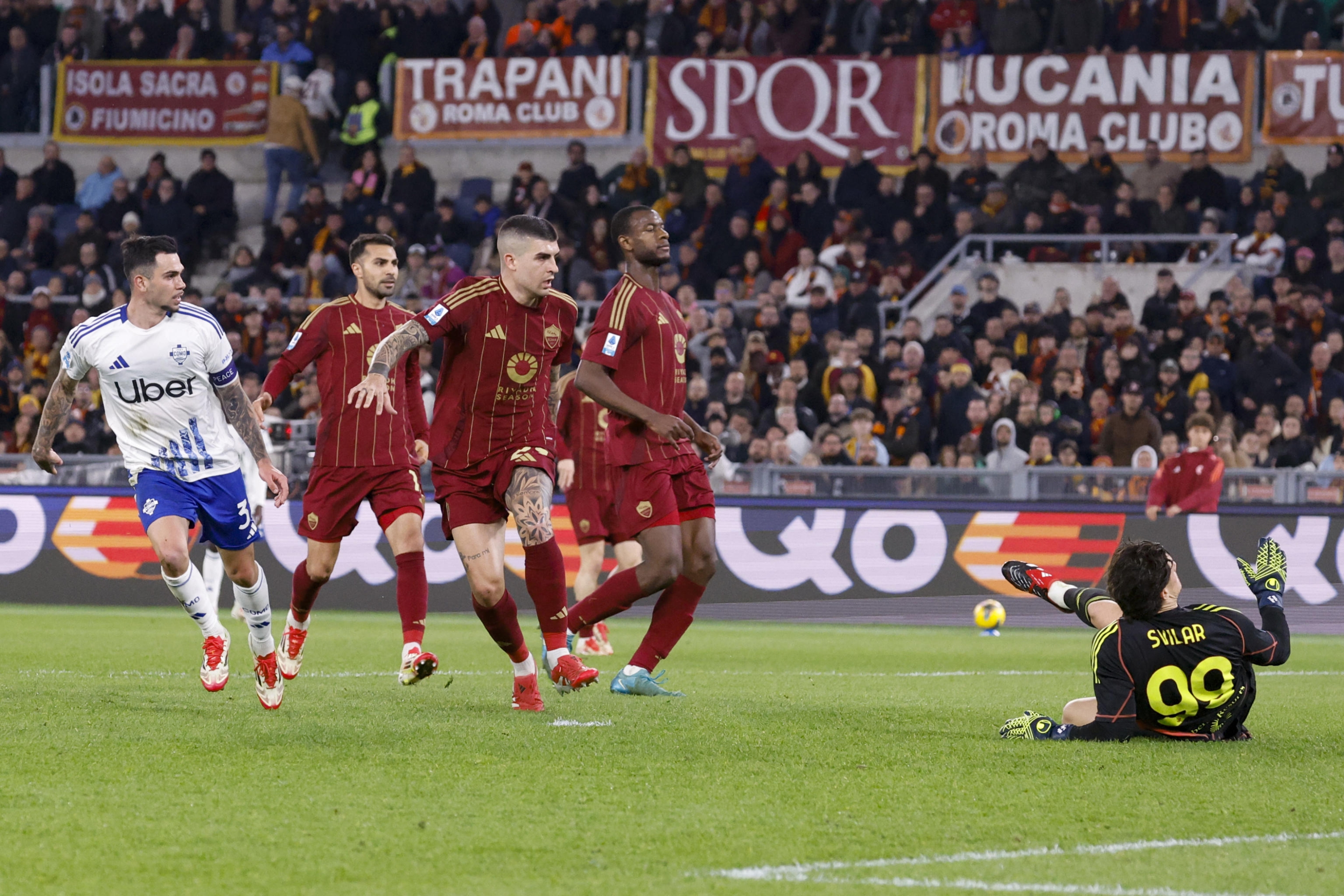 Serie A, Roma-Como 2-1: Da Cunha, Saelemaekers, Dovbyk | Gazzetta.it