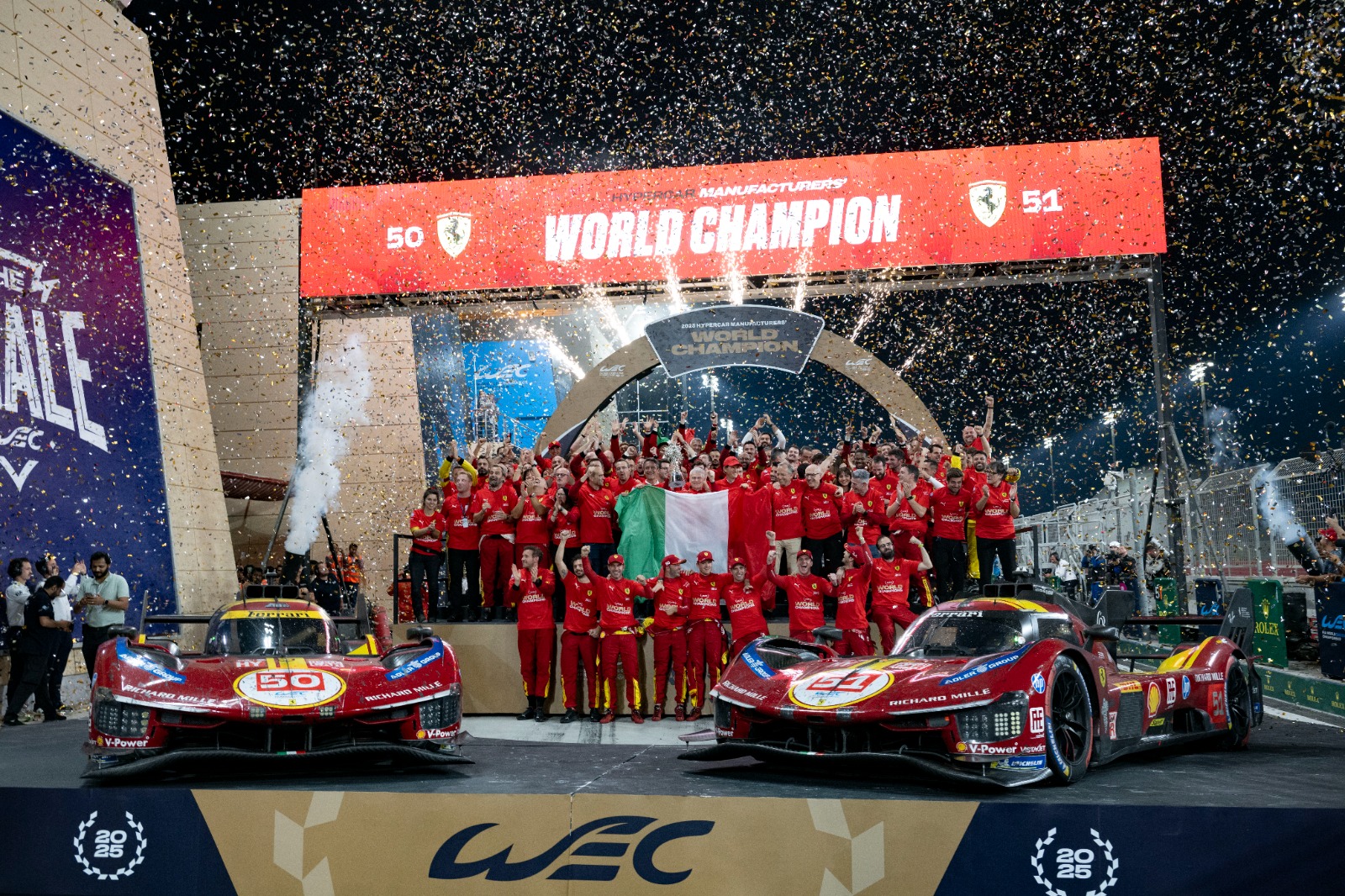 Ferrari campione del mondo Wec, gara e classifica Bahrain | Gazzetta.it