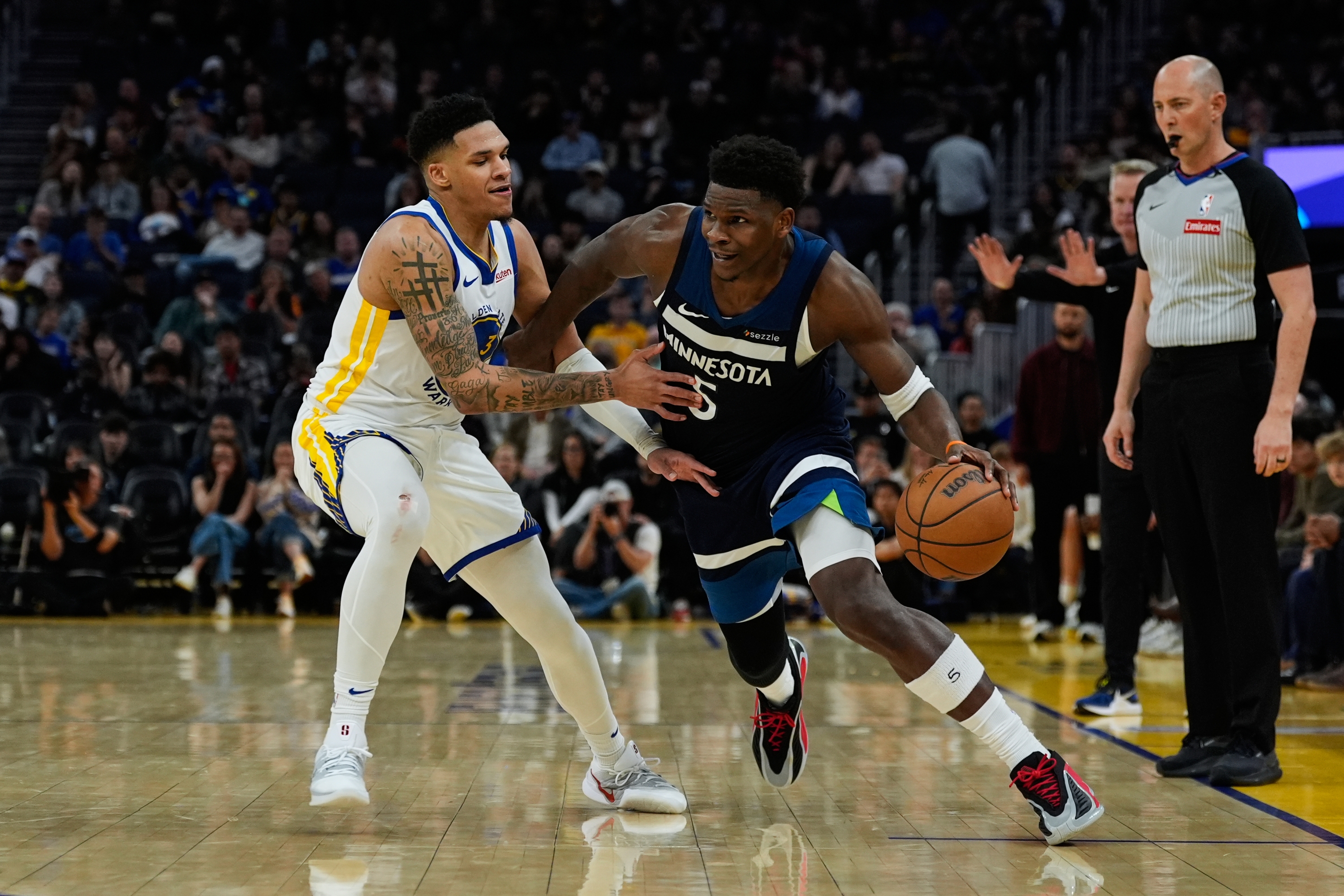 Nba, i risultati: Minnessota vittoria contro i Warriors con 42 di ...